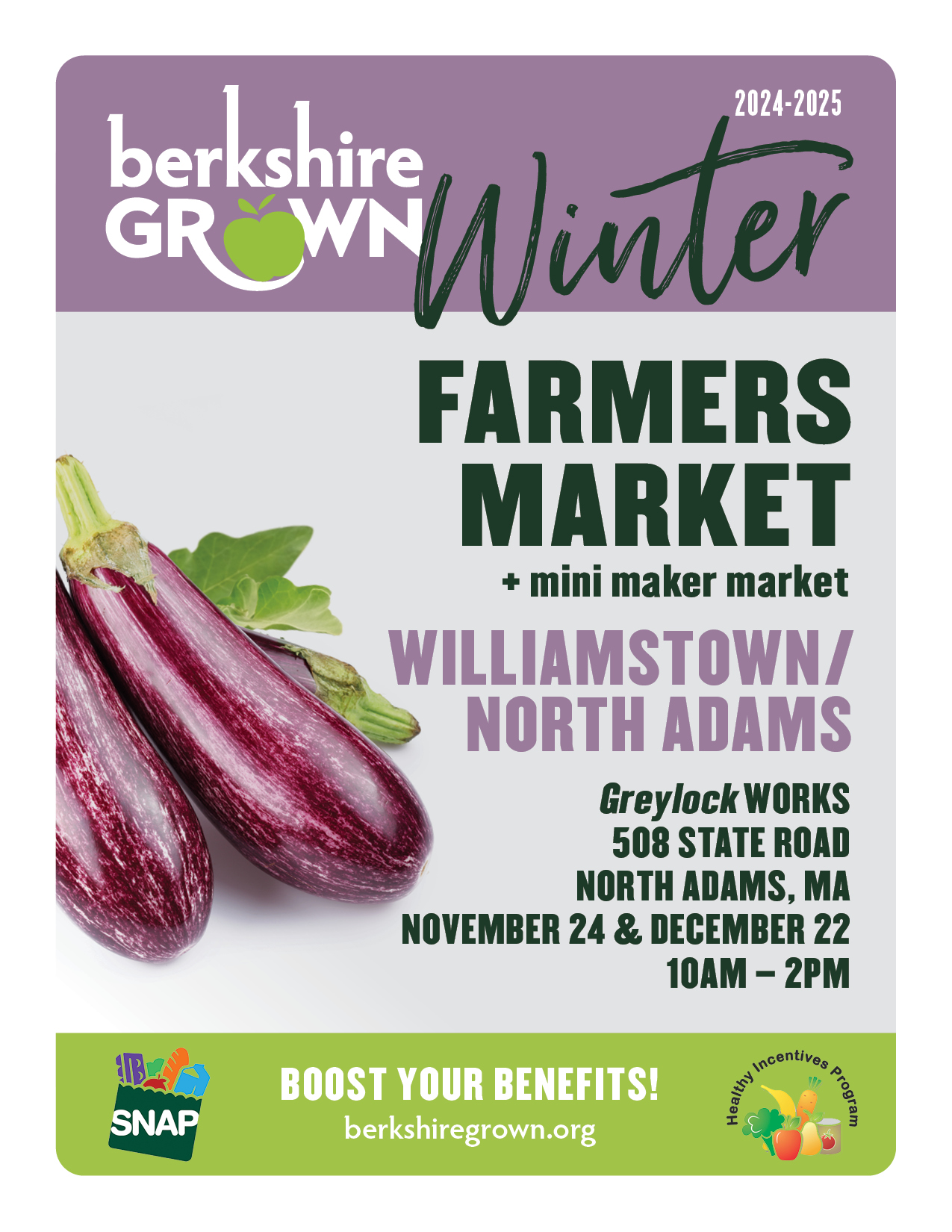 Berkshire Grown Winter Farmers Markets | Fresh Local Food